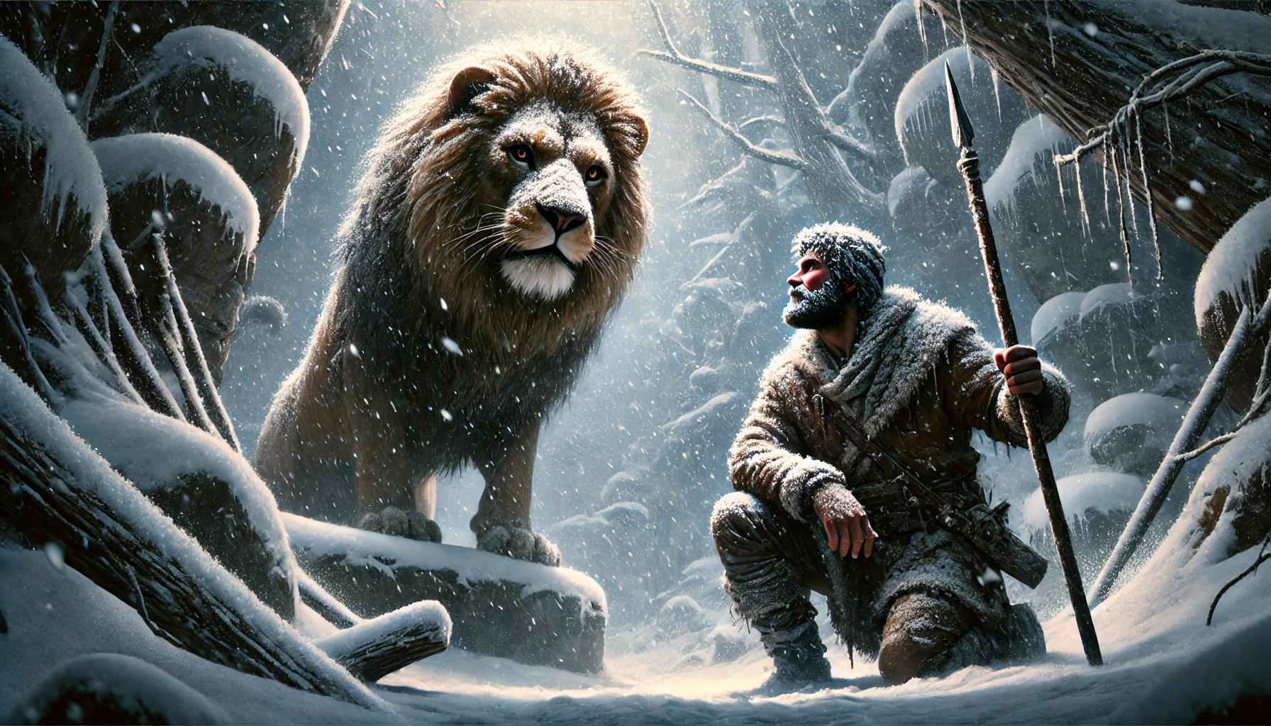 In A Pit With A Lion On A Snowy Day Book Review
